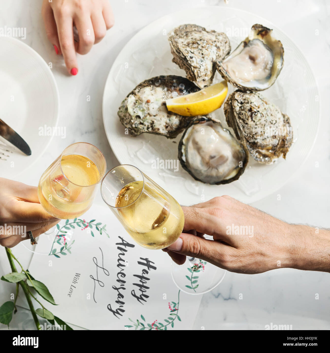 Toast Cheers Alcohol Beverage Celebration Party Concept Stock Photo - Alamy