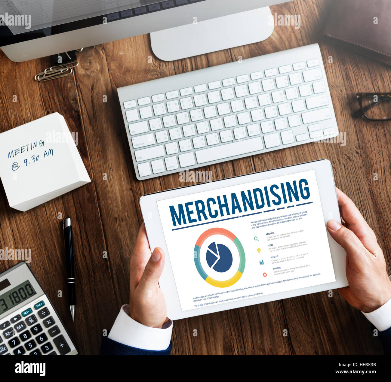 Small Business Analysis Pie Chart Concept Stock Photo - Alamy