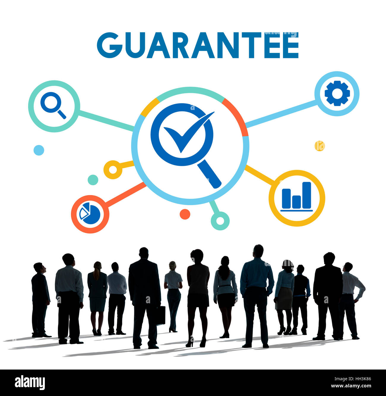 Quality management check icon concept hi-res stock photography and ...