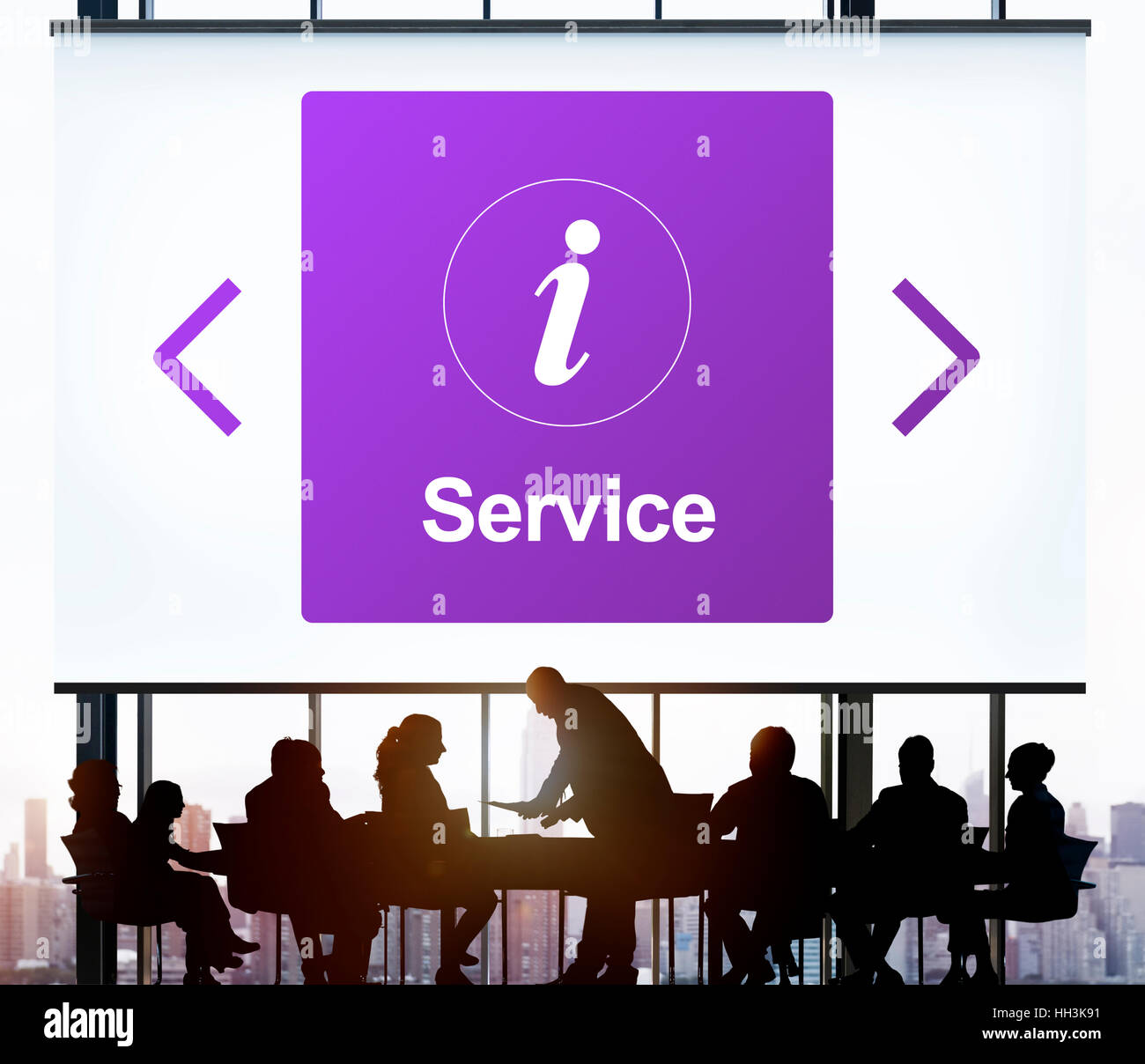 Customer Service Information Icon Concept Stock Photo - Alamy