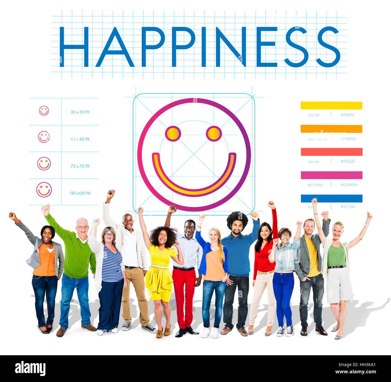 Positive Thinking Happiness Lifestyle Concept Stock Photo - Alamy