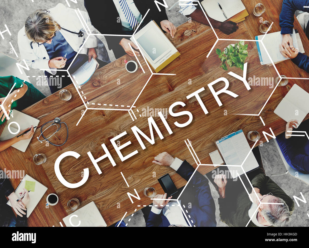 Chemistry Science Experiment Formula Concept Stock Photo - Alamy