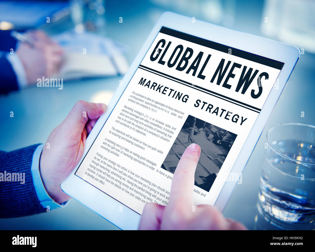 News Business Communication Marketing Concept Stock Photo - Alamy