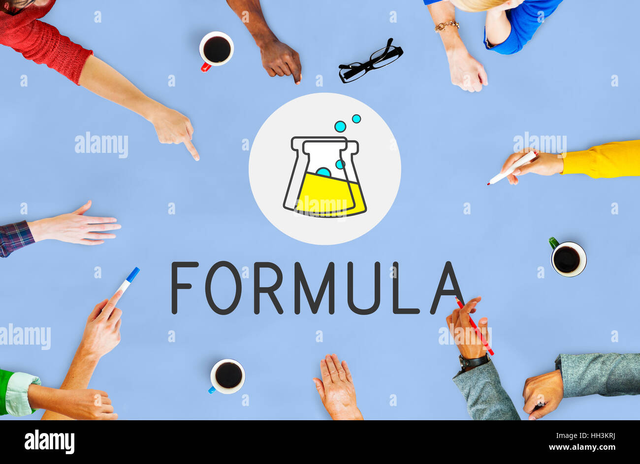 Chemical Education Experiment Formula Concept Stock Photo - Alamy