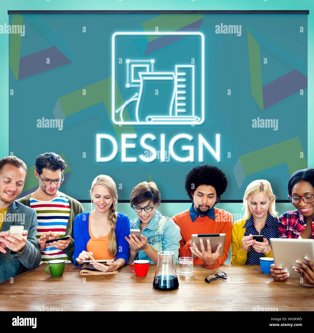 Design Creative Ideas Model Sketch Draft Concept Stock Photo - Alamy