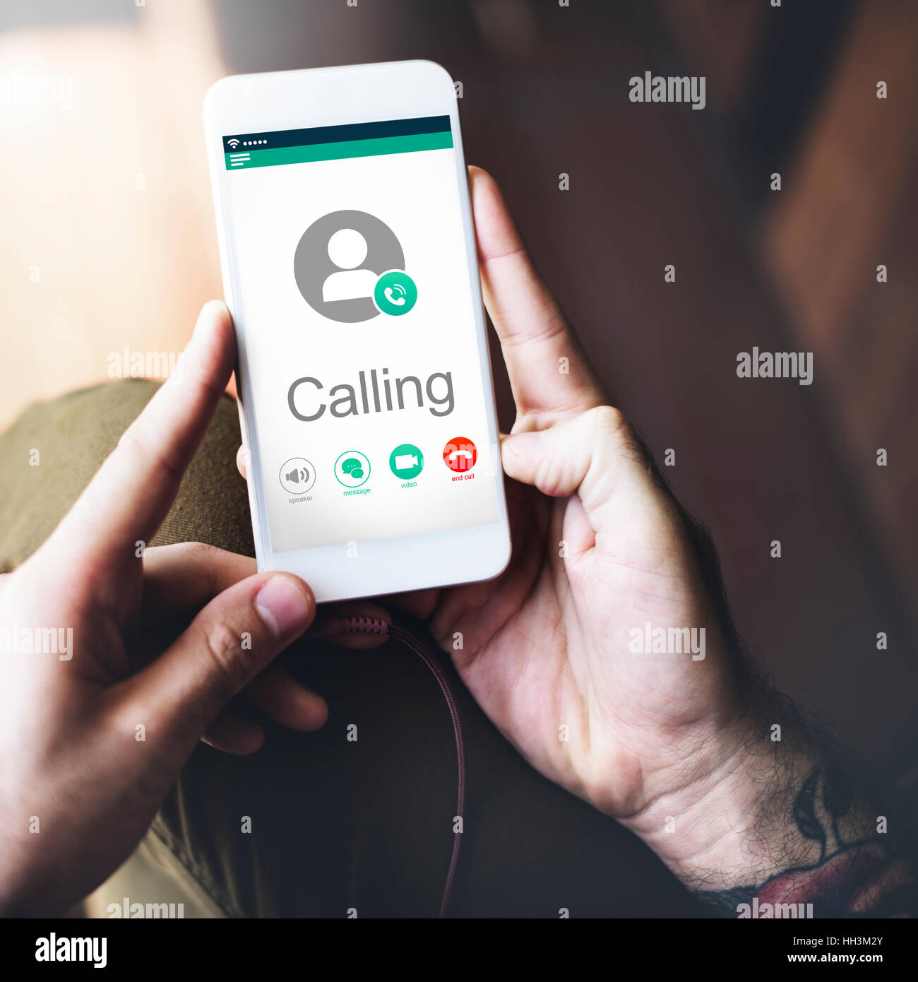 Calling Communication Connect Networking Concept Stock Photo - Alamy