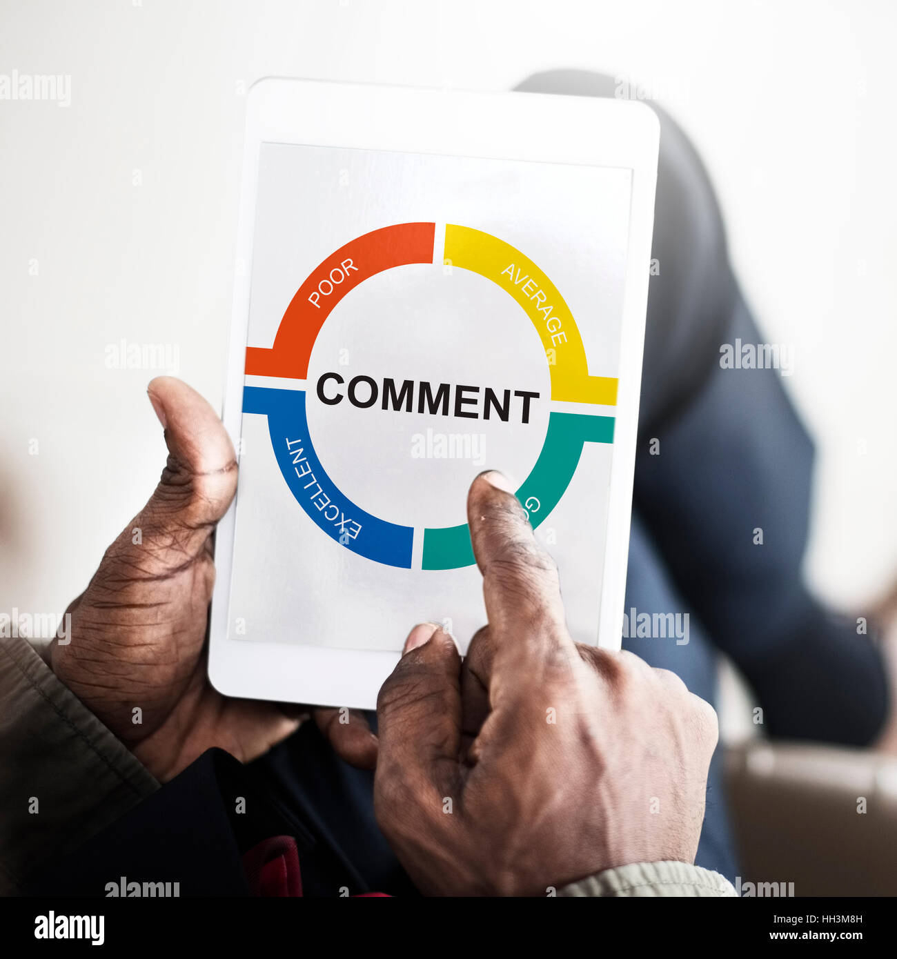 Customer Service Feedback Comment Graphic Concept Stock Photo - Alamy