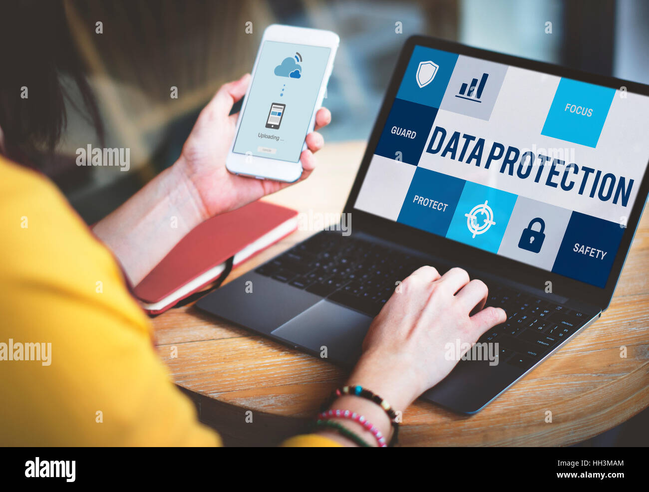 Data Protection Security Privacy Concept Stock Photo - Alamy