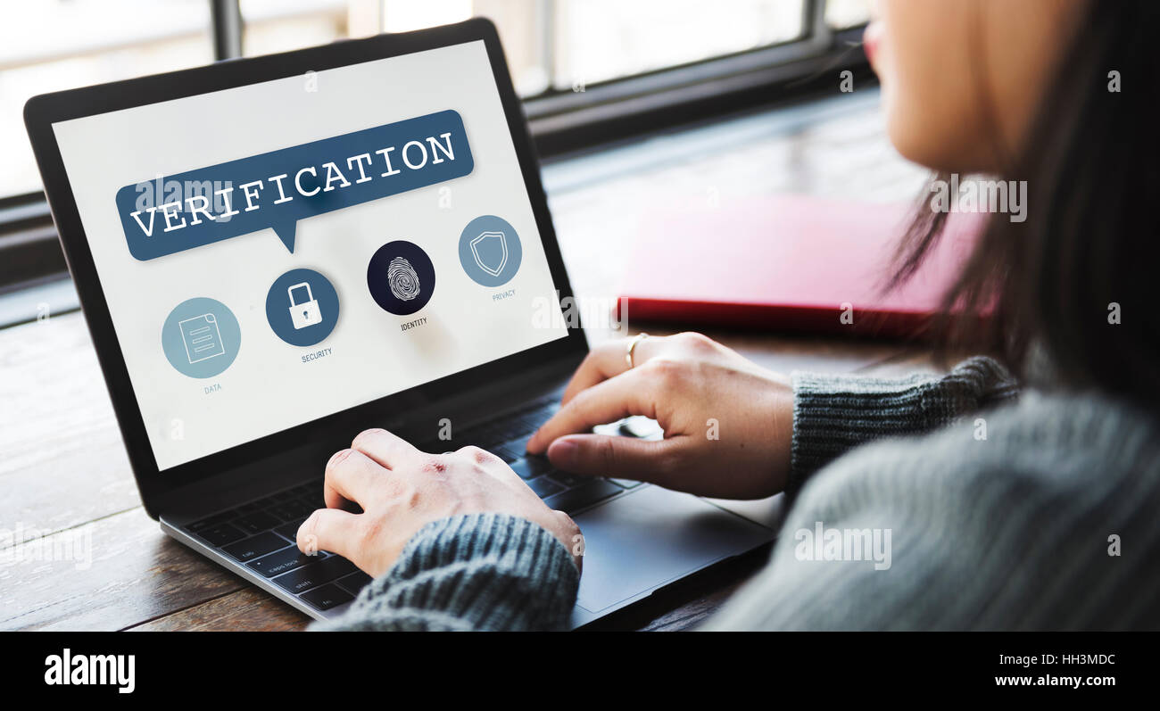 Authorization Permission Network Security System Concept Stock Photo ...