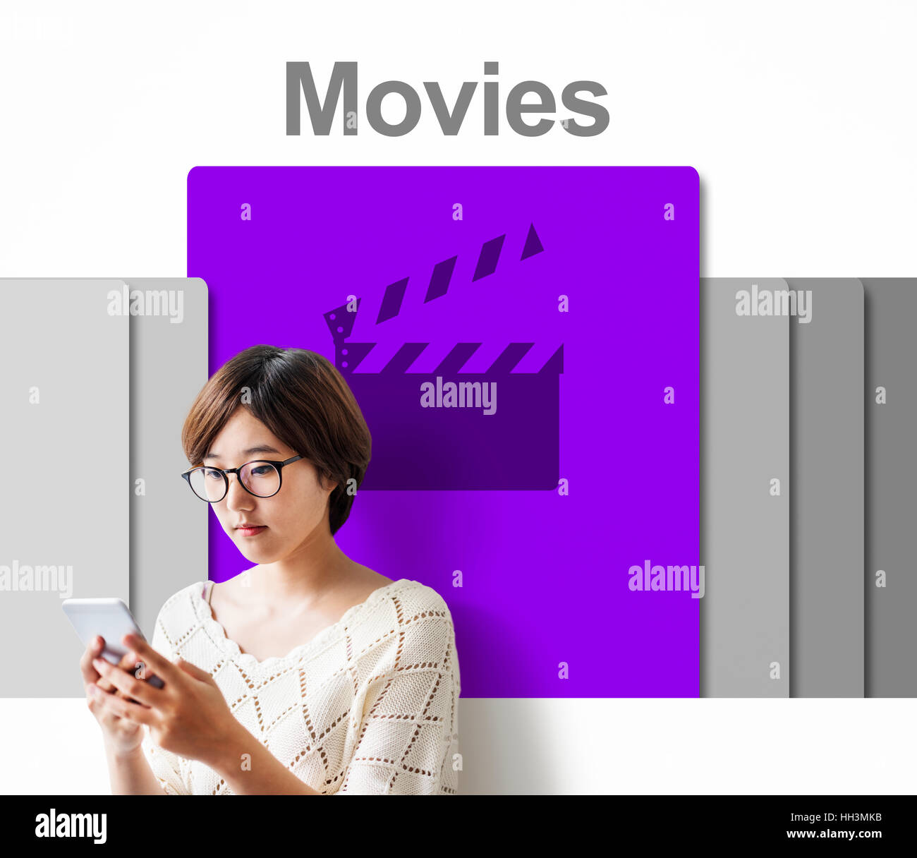 Cinema Media Movies Entertainment Concept Stock Photo - Alamy