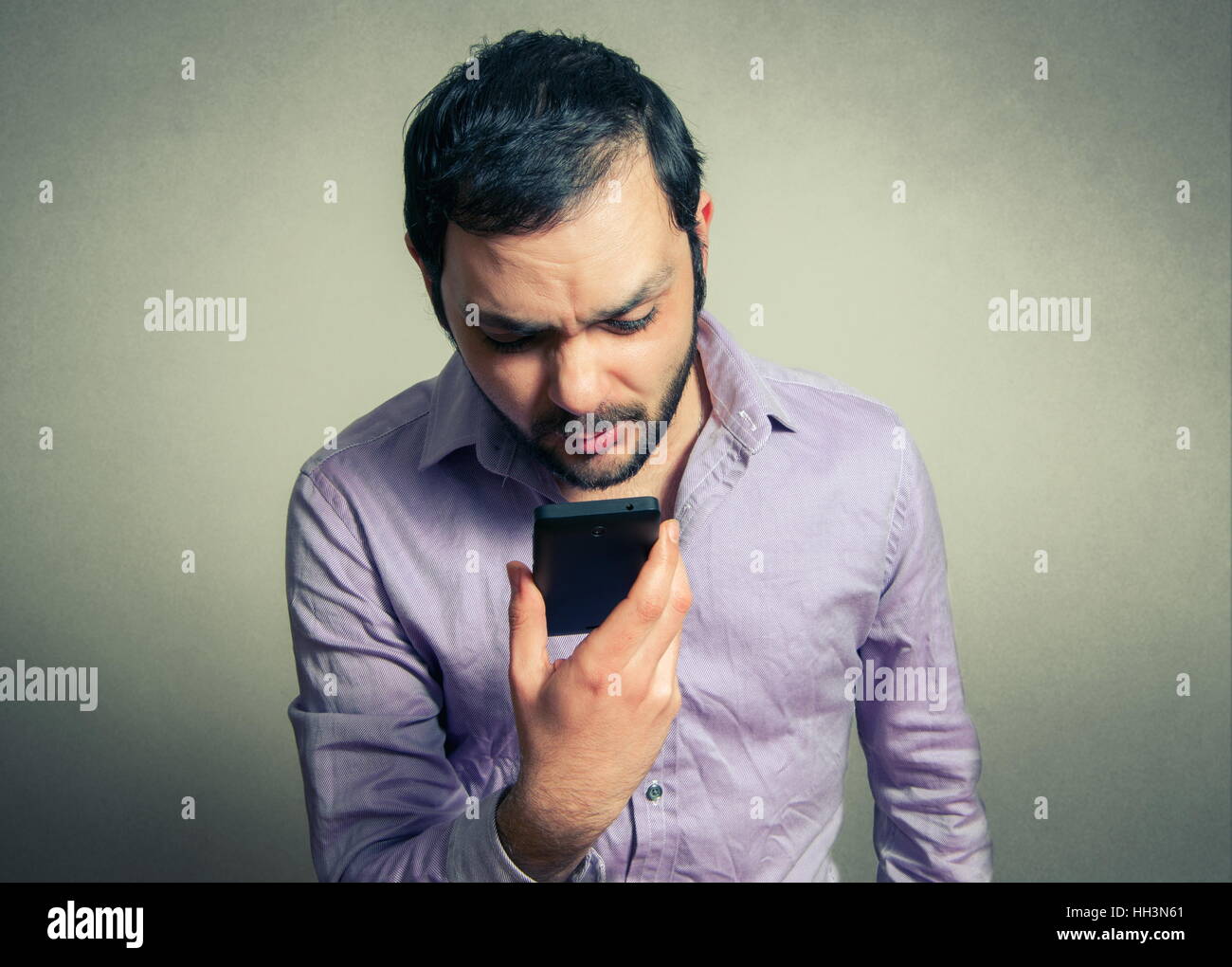 angry man shouting on the phone Stock Photo - Alamy