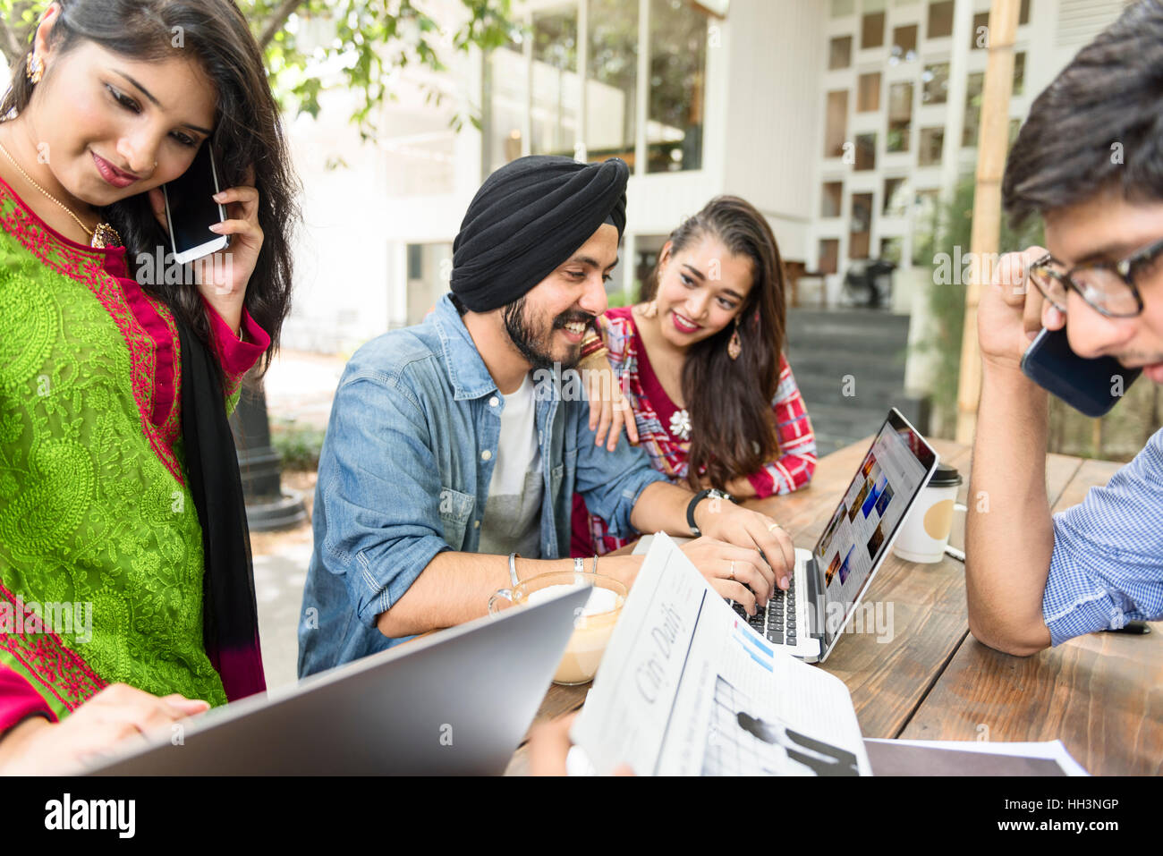 Cooperation Brainstorming Connection Unity Concept Stock Photo - Alamy
