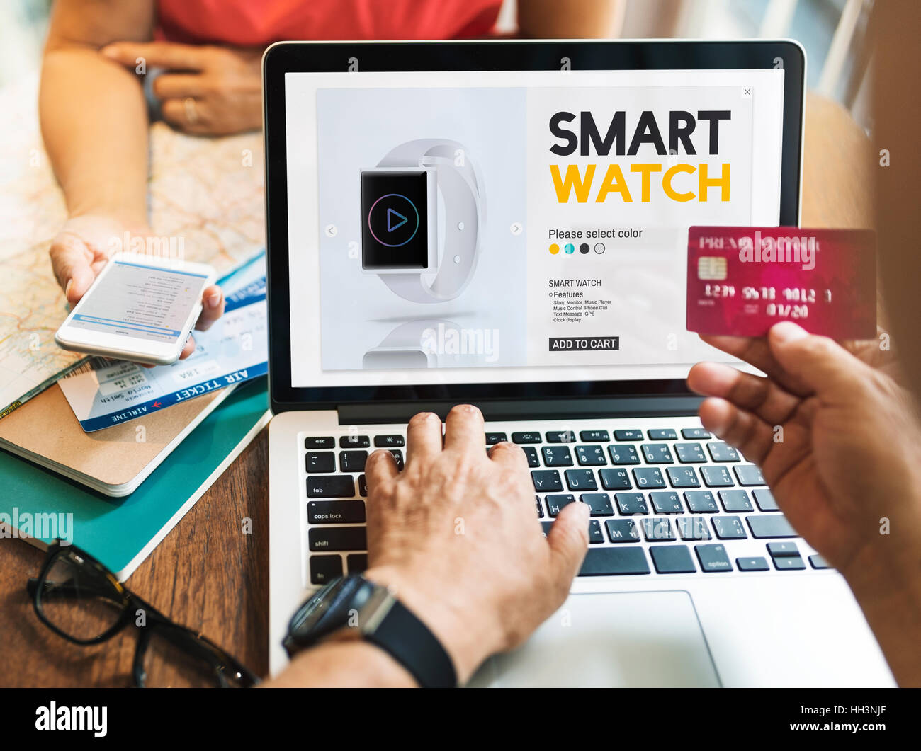 Smart Watch Gadget Technology Wireless Concept Stock Photo - Alamy