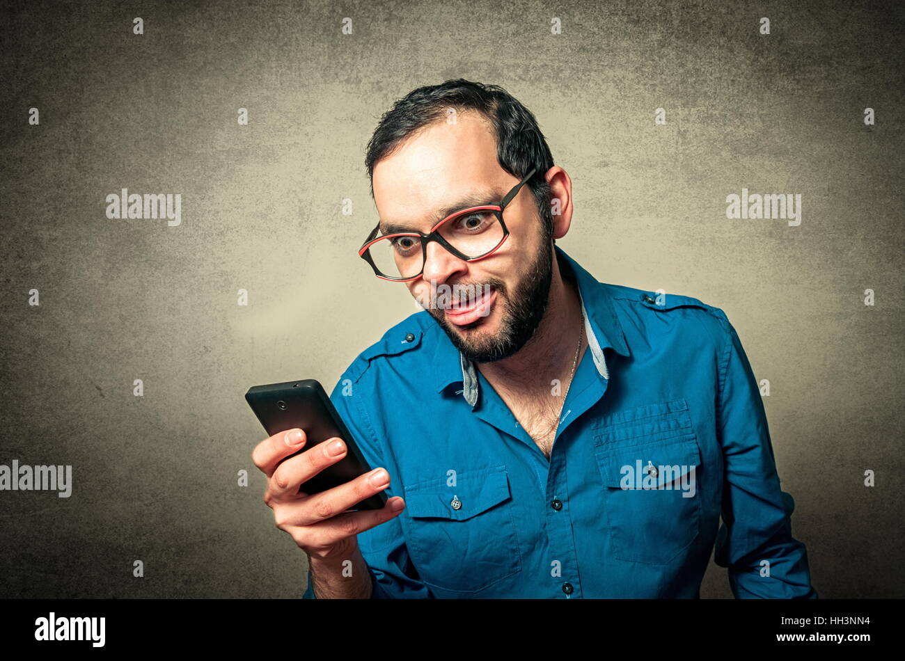 Ugly bearded man hi-res stock photography and images - Alamy