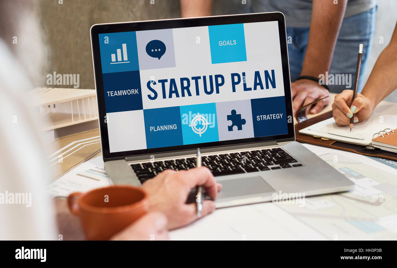 Startup Business Plan Strategy Concept Stock Photo - Alamy