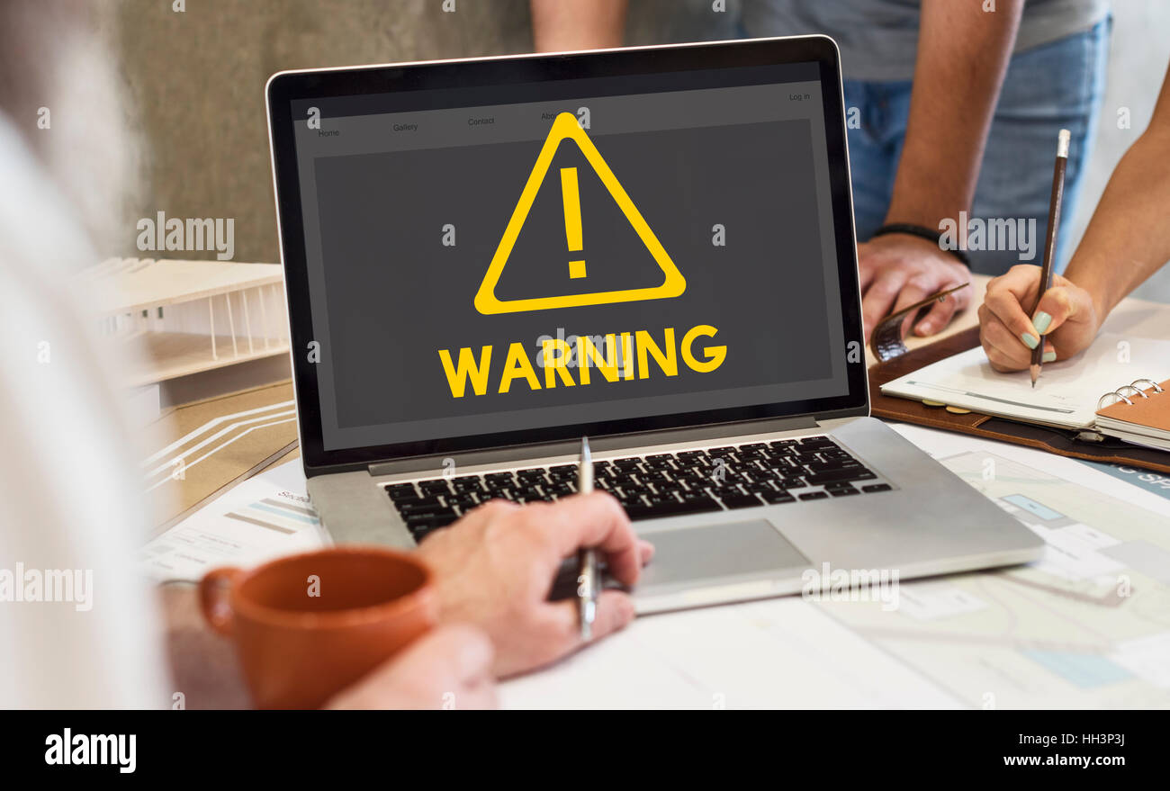 Danger ALert Warning Notification Beeware Reminder Exclamation Concept ...