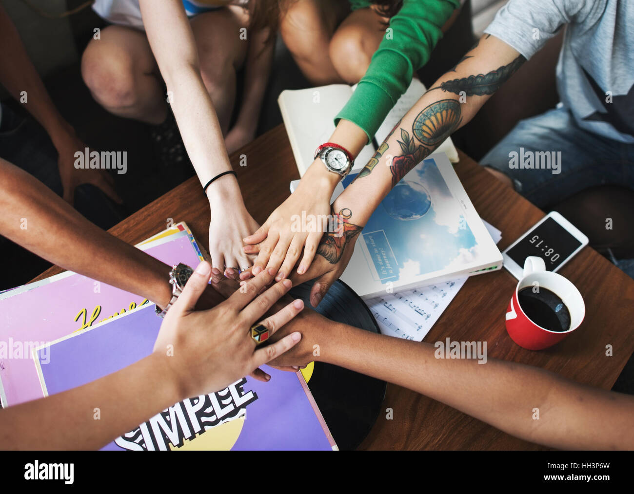 People Friendship Togetherness Assemble Team Unity Concept Stock Photo ...