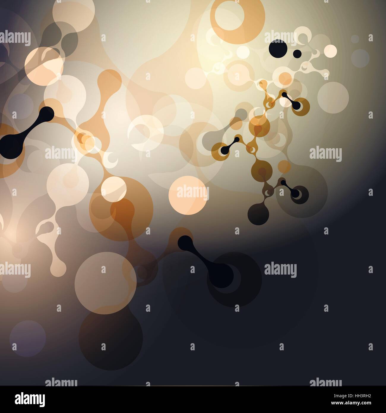 Vector molecules background Stock Vector Image & Art - Alamy