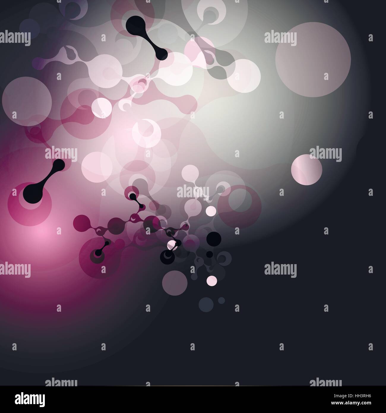 Vector molecules background Stock Vector Image & Art - Alamy