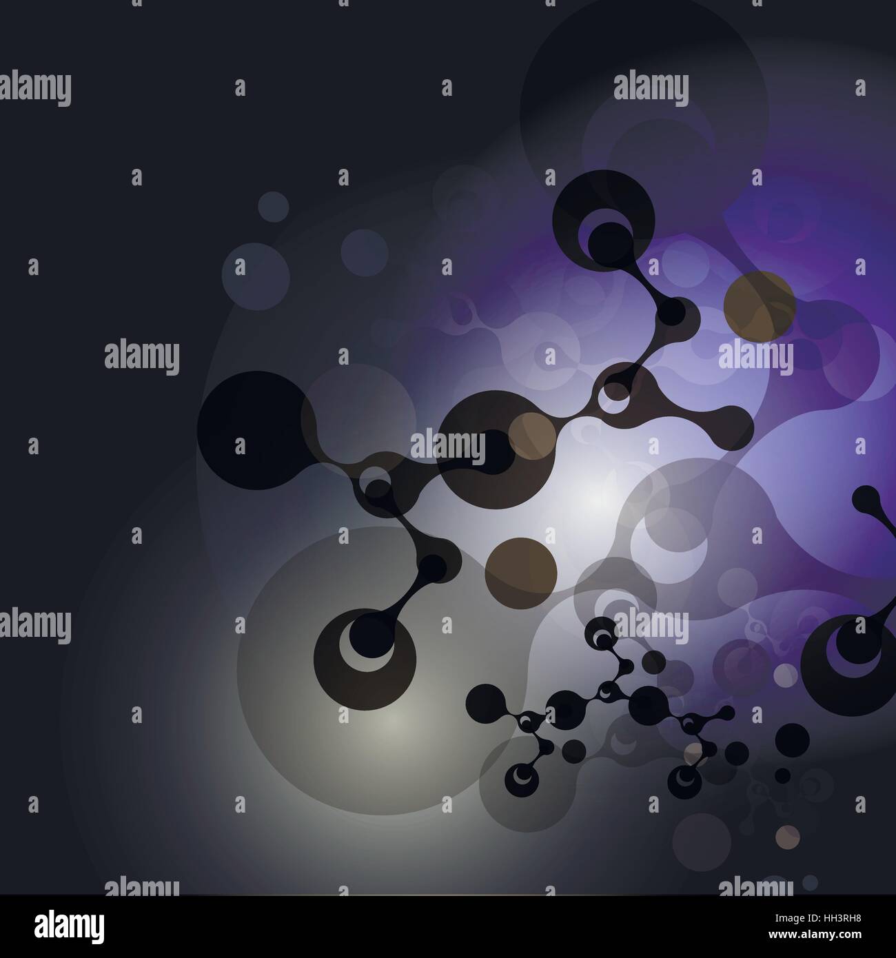 Vector molecules background Stock Vector Image & Art - Alamy