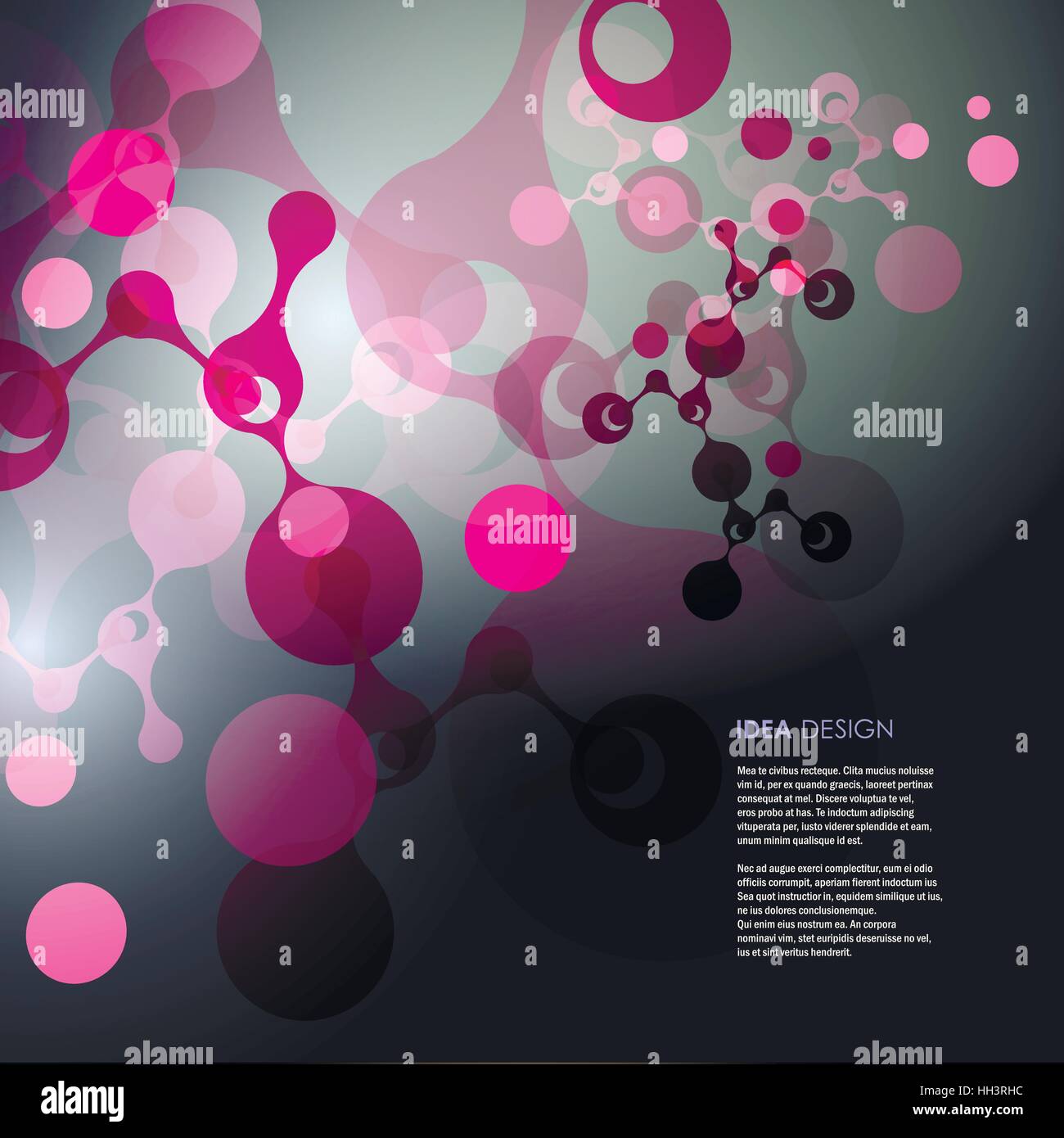 Vector molecules background Stock Vector Image & Art - Alamy