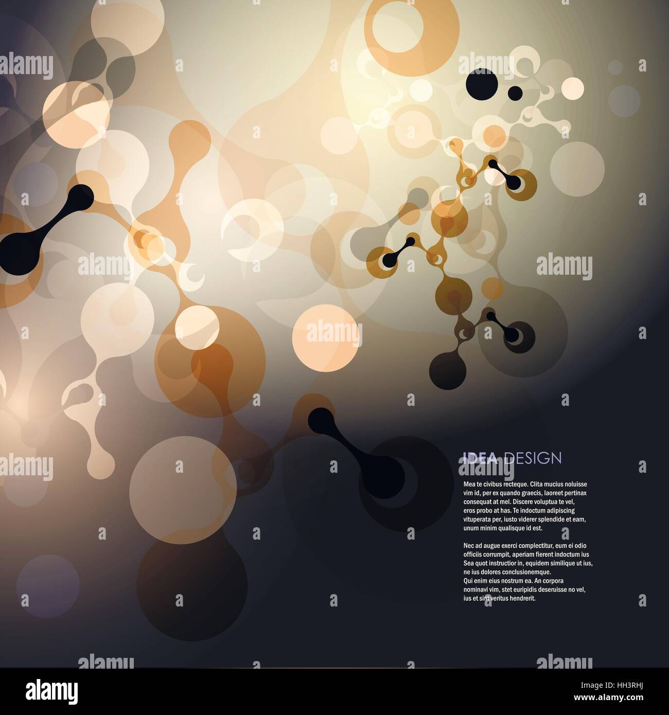 Vector molecules background Stock Vector Image & Art - Alamy
