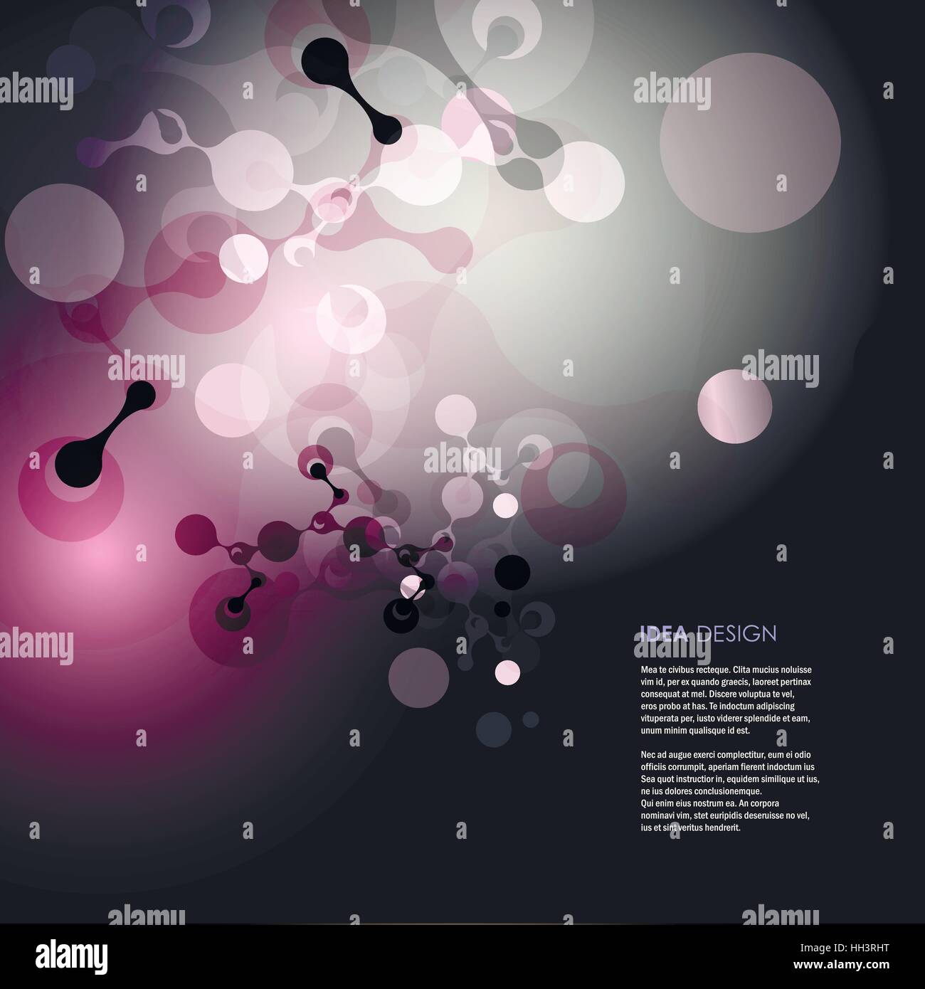 Vector molecules background Stock Vector Image & Art - Alamy