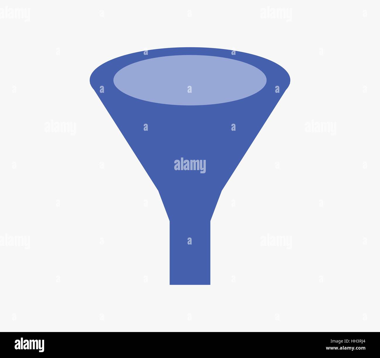 funnel icon illustrated on a white background Stock Vector Image & Art ...