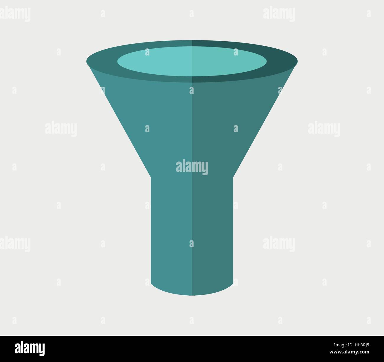funnel icon illustrated on a white background Stock Vector Image & Art ...
