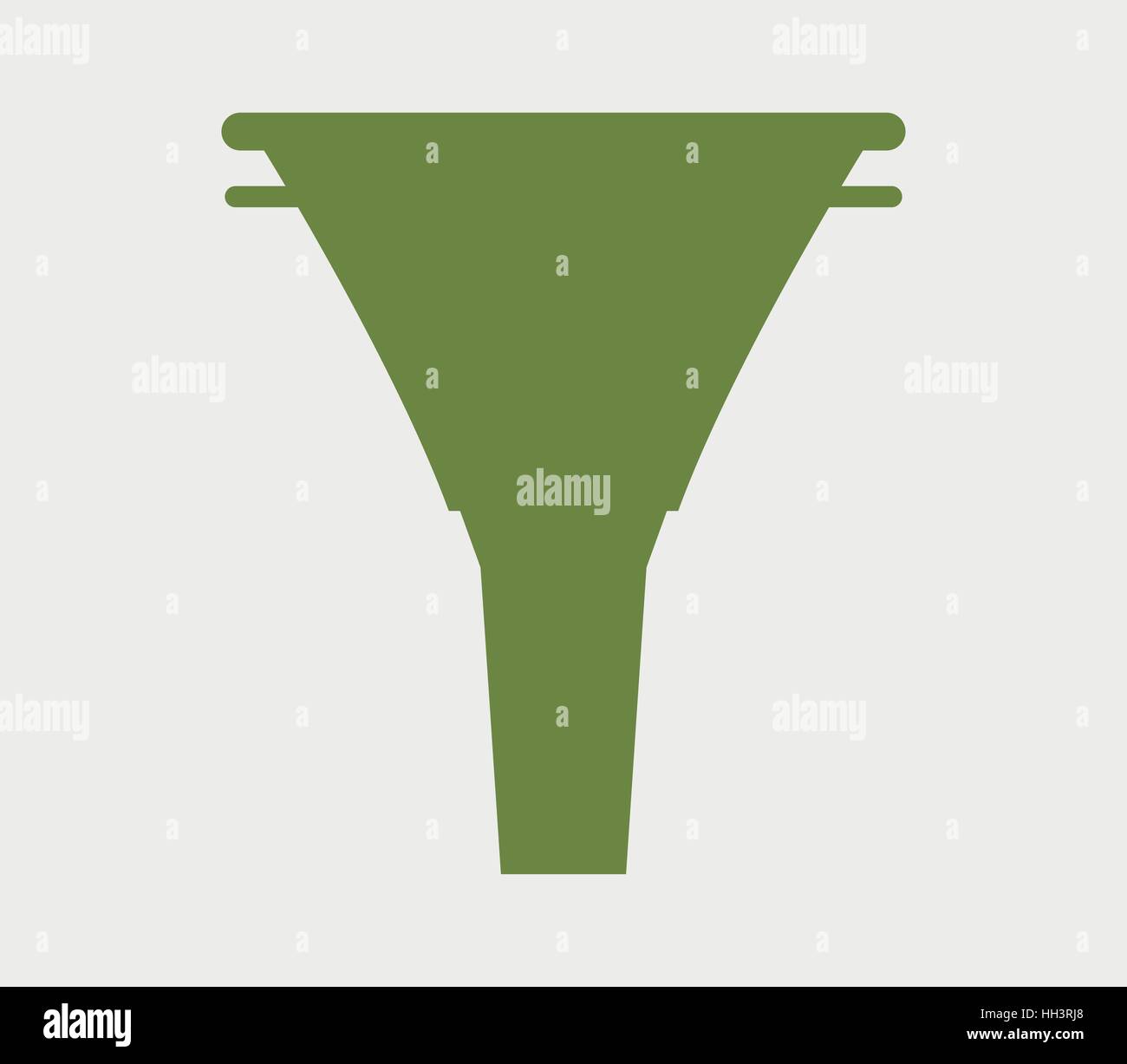 funnel icon illustrated on a white background Stock Vector Image & Art ...