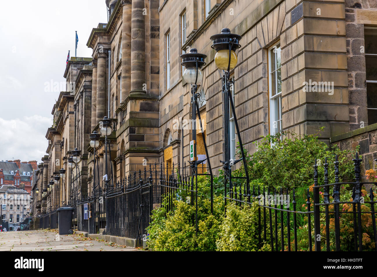 historical buildings in the New Town of Edinburgh, Scotland Stock Photo ...