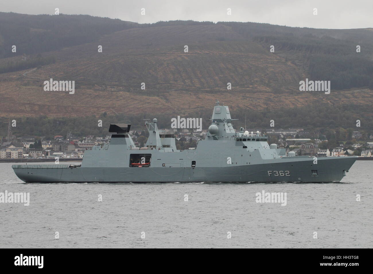 HDMS Peter Willemoes, an Iver Huitfeldt-class frigates of the Royal ...