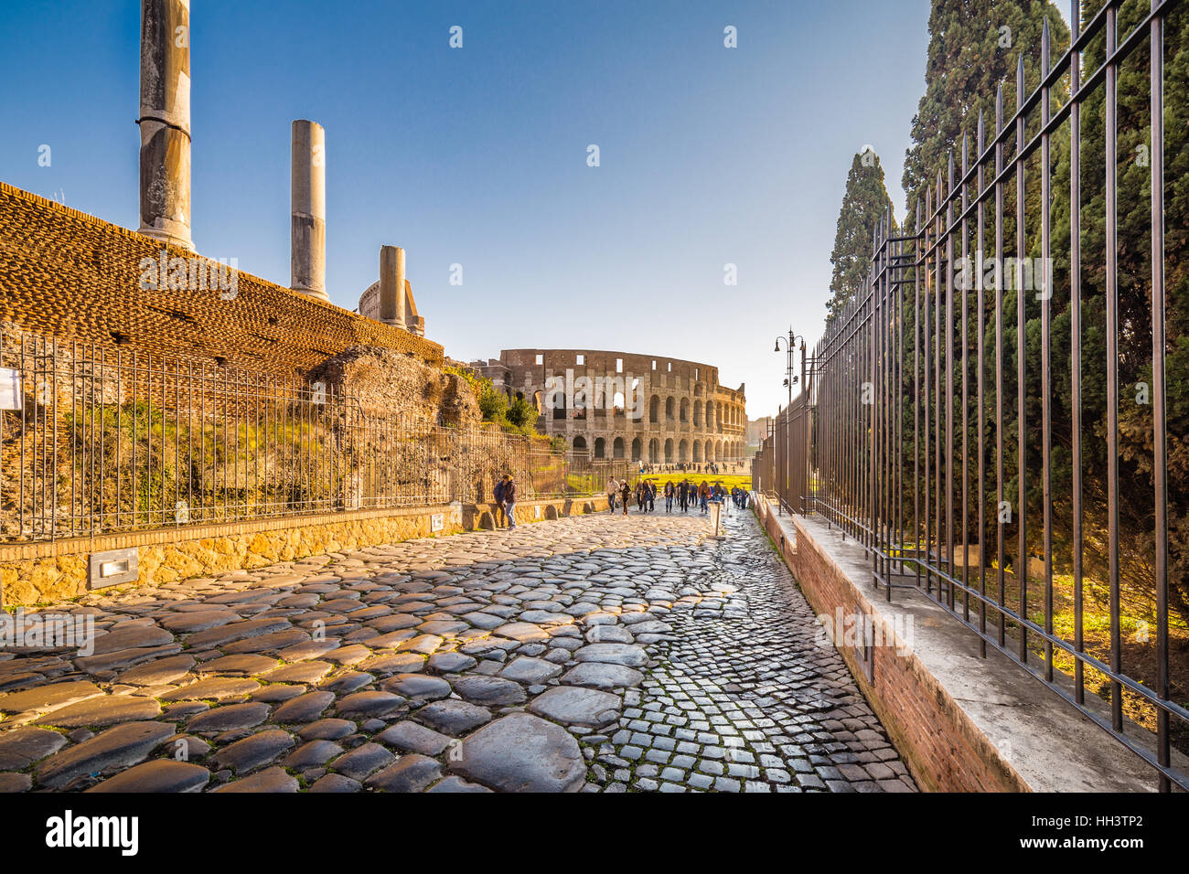 Road to the colosseum hi-res stock photography and images - Alamy
