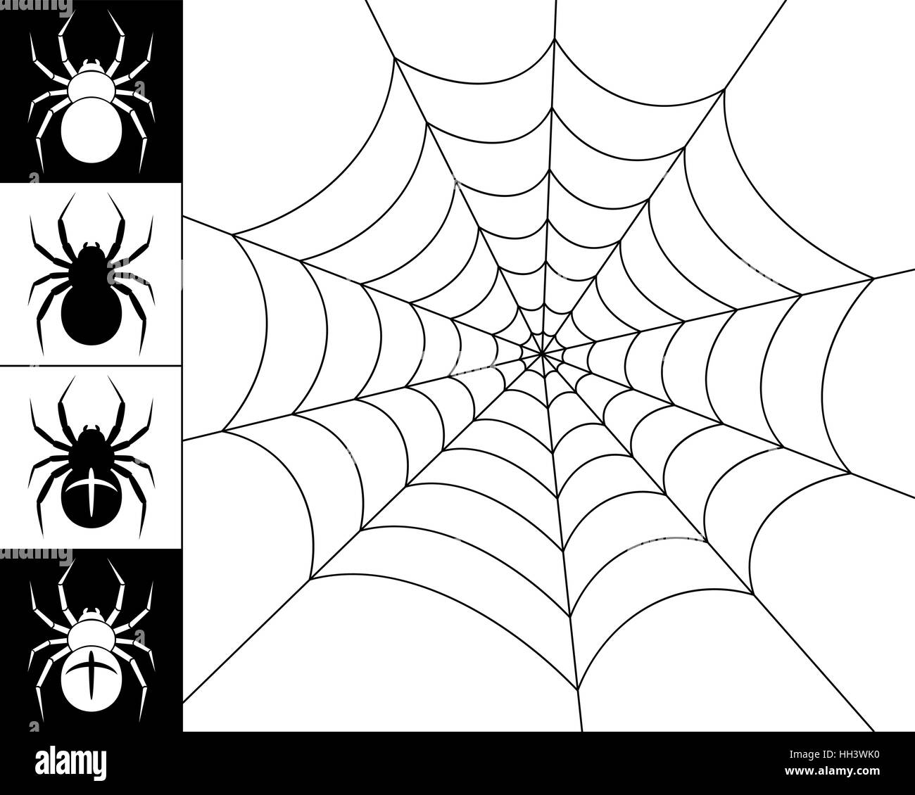 Cobweb spider web Stock Vector Images - Alamy