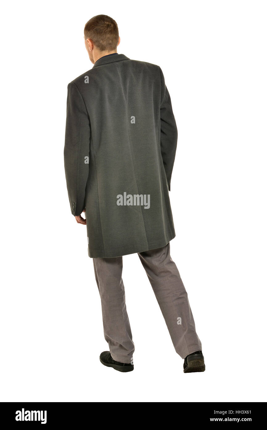 Handsome Man in coat Stock Photo - Alamy