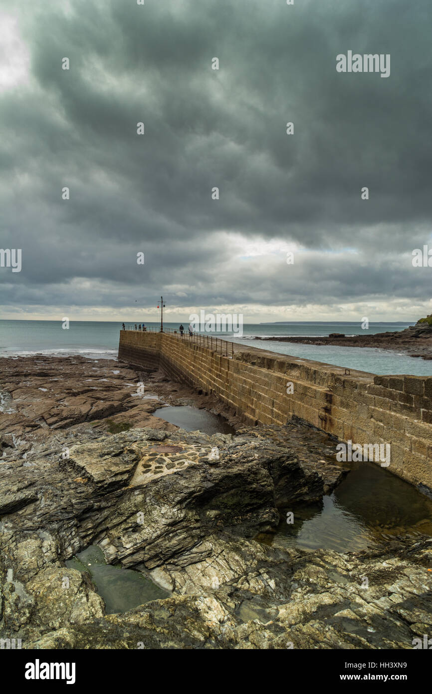 Braving the storm Stock Photo - Alamy