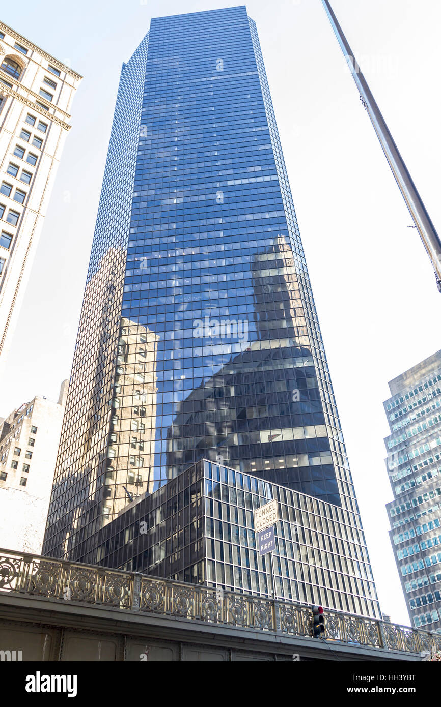 Tall commercial buildings in Midtown Manhattan, New York Stock Photo ...