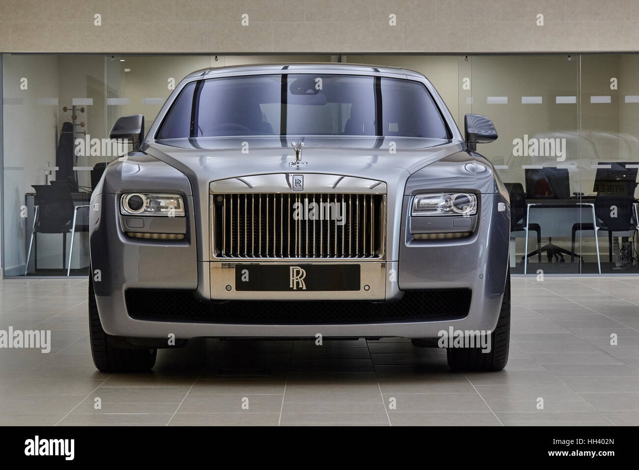 Rolls Royce Motor Cars, Rolls Royce Ghost Stock Photo - Alamy
