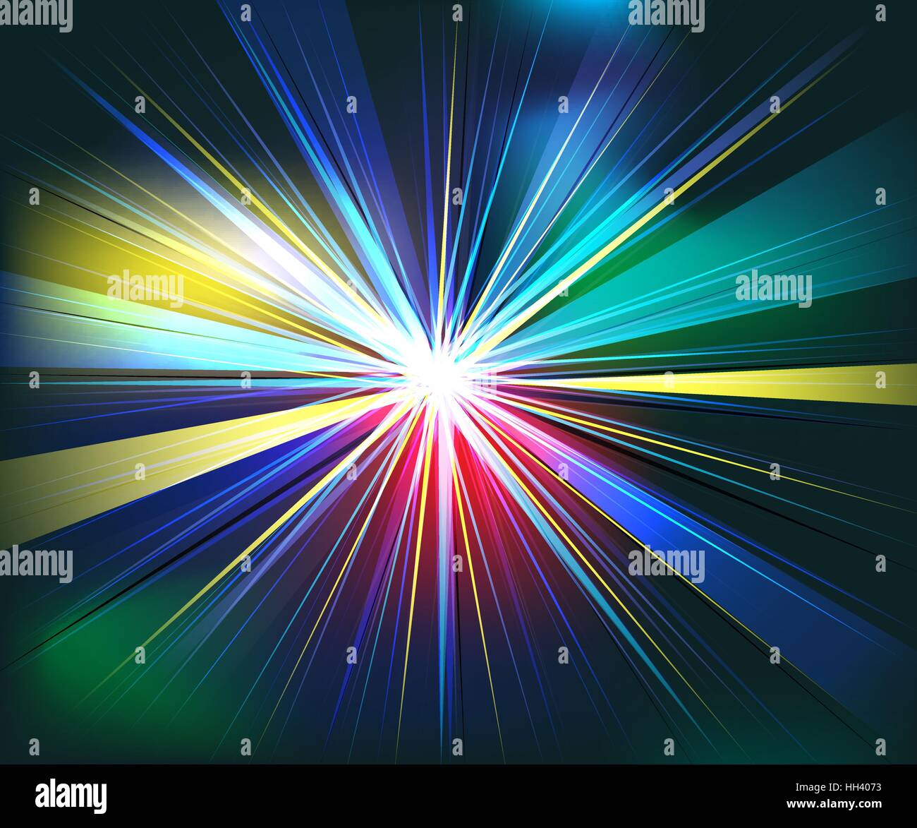 Nebula space green Stock Vector Images - Alamy