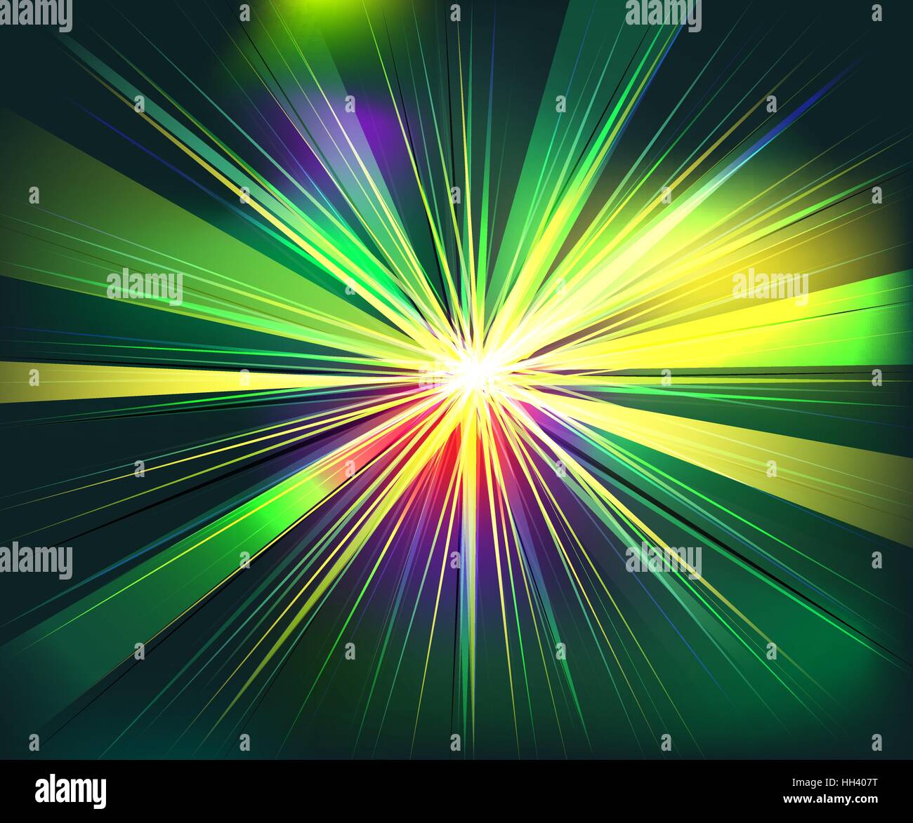 Colorful nebula explosion effect Stock Vector Images - Alamy