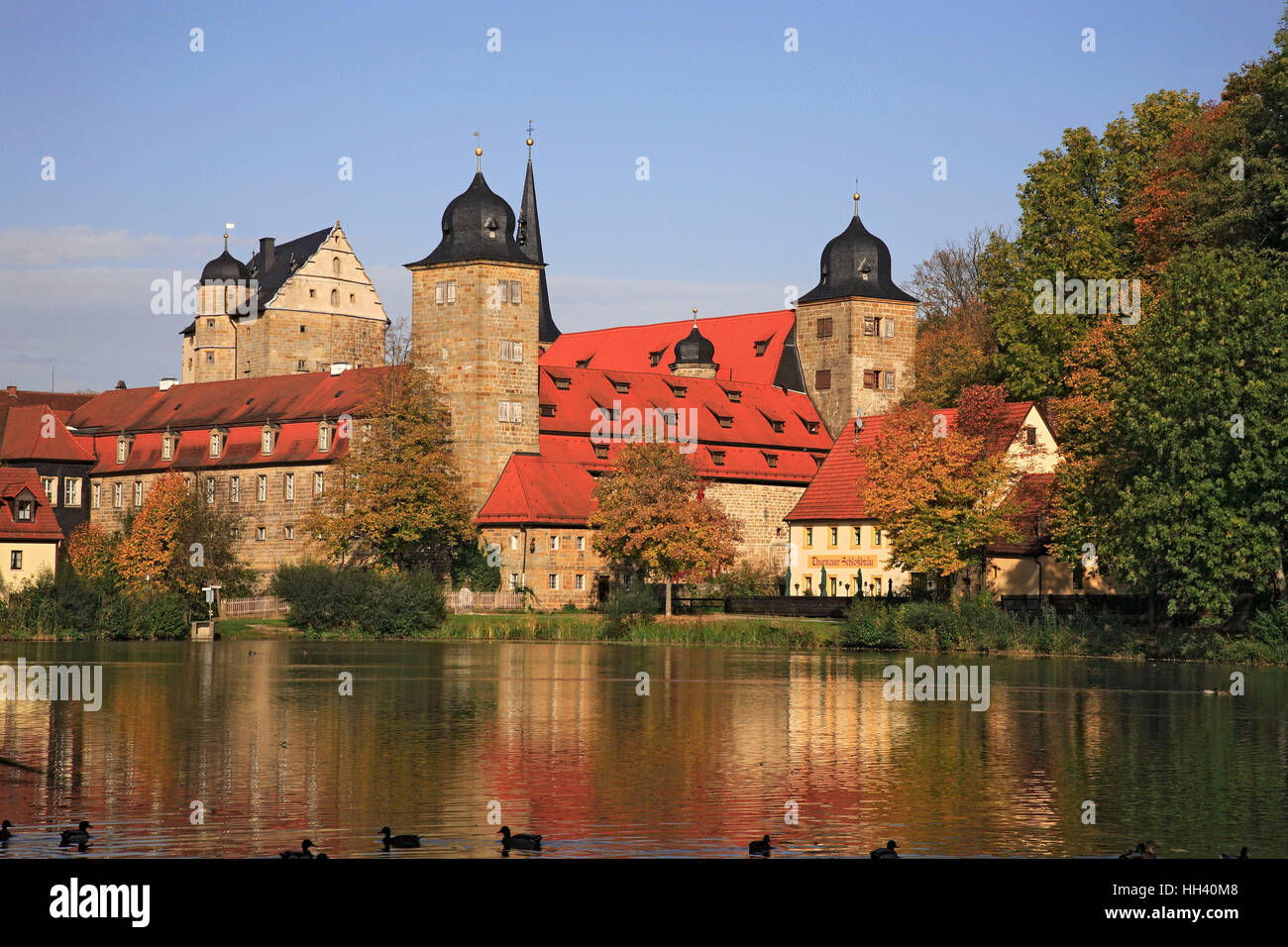castle Thurnau, Thurnau, district of Kulmbach, Upper Franconia, Bavaria ...