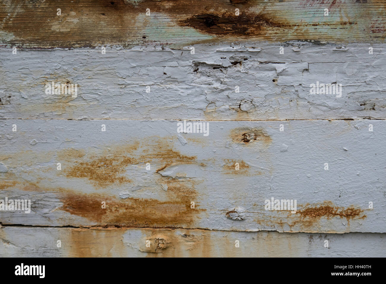 Chipped White Paint with Rust Background Image Stock Photo - Alamy