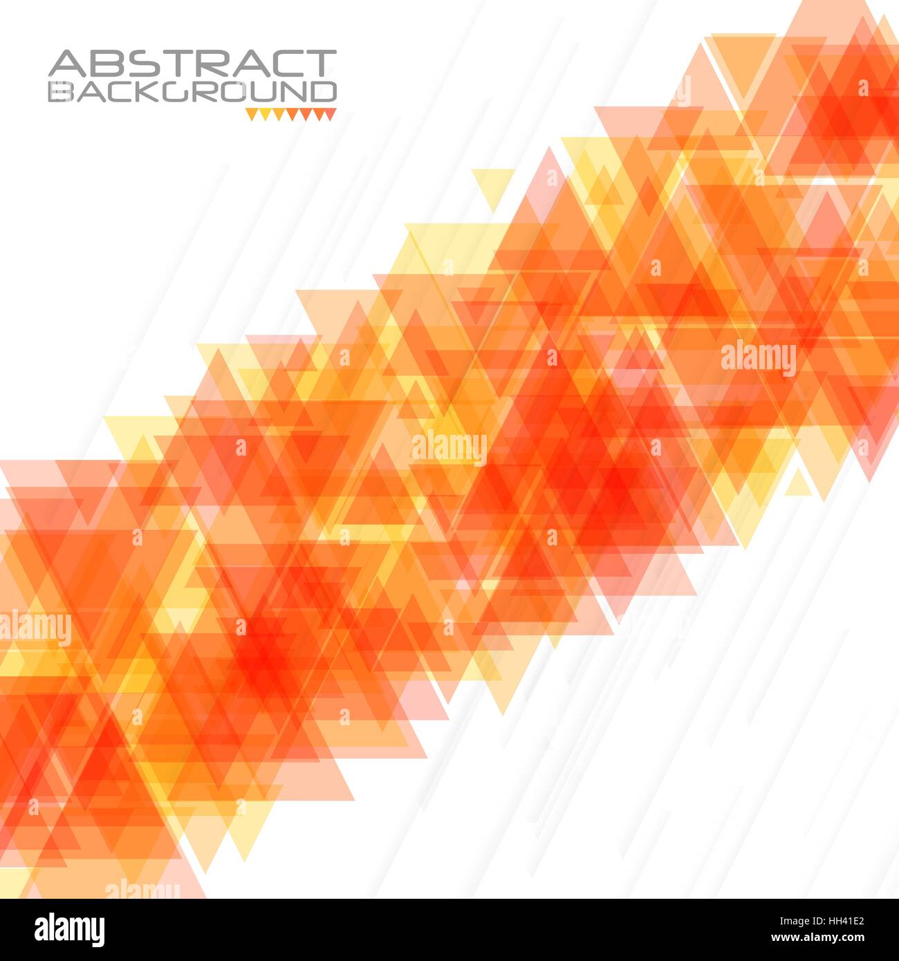 Abstract geometric background. Modern overlapping triangles. Unusual ...