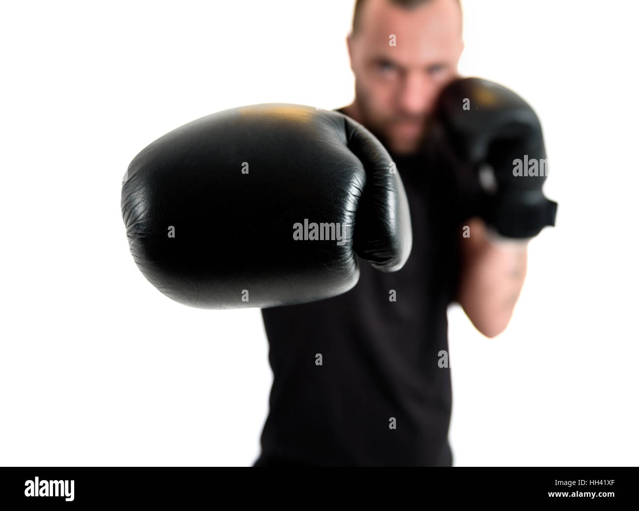 White male boxer gloves hi-res stock photography and images - Alamy