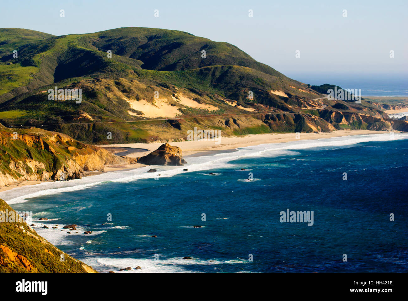 Beach at Point Sur, near Big Sur, California, USA Stock Photo - Alamy