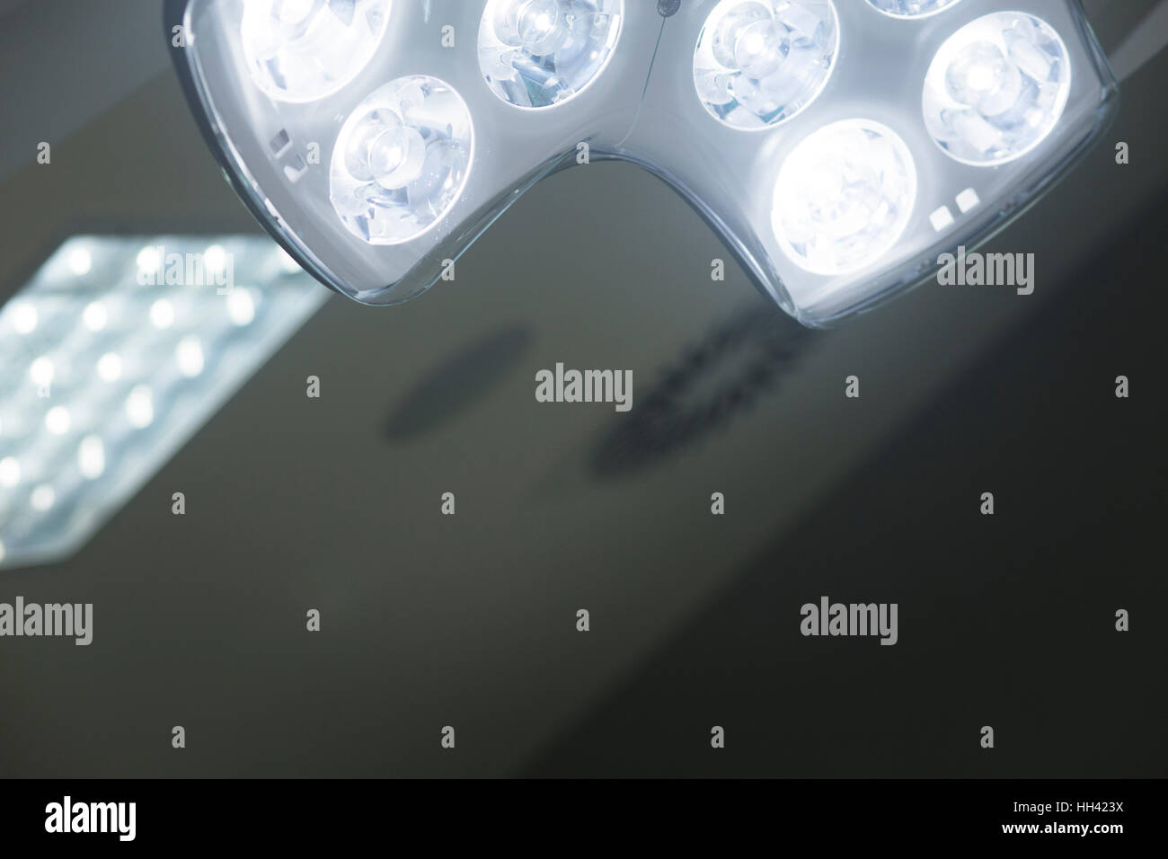 Operating emergency room surgery theater lighting in hospital to enable ...