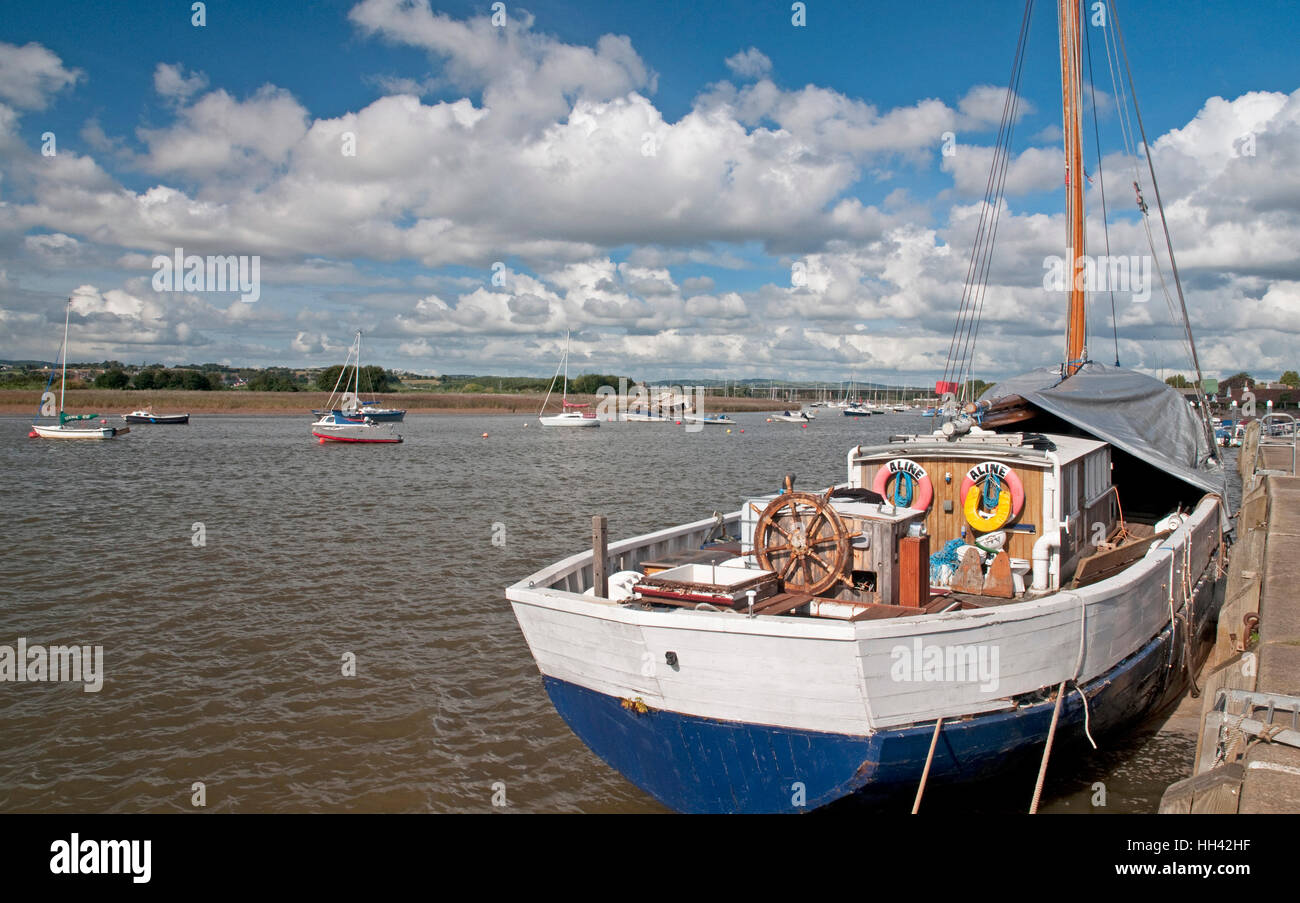 The Quay at Topsham, Devon Stock Photo - Alamy
