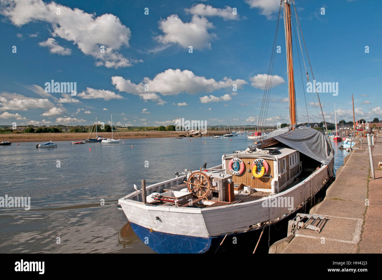 The Quay at Topsham, Devon Stock Photo - Alamy