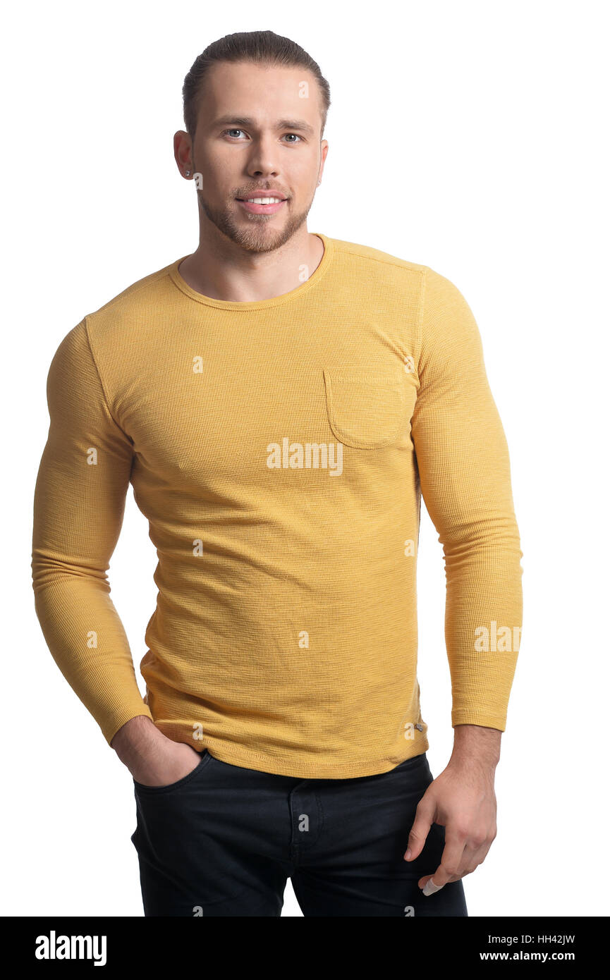 Confident young man Stock Photo - Alamy