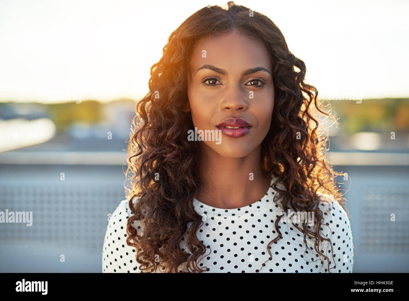 Portrait wonderful afro american woman hi-res stock photography and ...